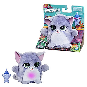 FurReal Fuzzalots Kitty Color-Change Interactive Feeding Toy, Lights and Sounds, Ages 4 and up