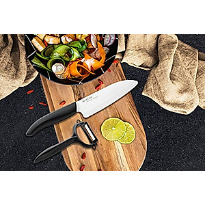 Kyocera Revolution Mini Santoku, 4-inch: White 5.5"