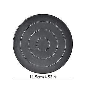 Turntable, 11.5 17.8cm Hand Made Craft Clay Plastic Turntable Ceramic Pottery Sculpture Tool Black Direct Drive Turntable(Diameter 11.5)