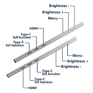 15.4in Laptop Screen Extender, HD 1080P IPS Dual Triple Portable Monitor for Laptop, Laptop Monitor Screen Extender with Retractable Stand, Laptop Monitor Extender for Win, for OS