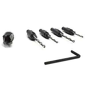 Big Horn 13201 Counter Sink Set with 3/8 Plug Cutter