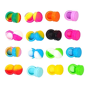 NEREIDS NET Environmentally Friendly Storage Containers Multi-use Silicone Storage Containers Microwave Freezer Dishwasher Safe Non-Stick Durable Set of 50/20/10 5ML