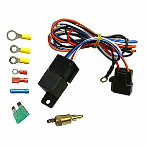 CoolingMaster 4 ROW Radiator+Shroud Fan+Relay Compatible with 1966-1979 Ford F100 F150 F250 F350