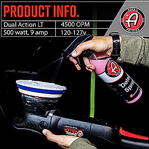 Adam's Polishes Swirl Killer 15mm Car Polisher - Buffer Polisher Dual Action Machine | Use W/Car Polish, Polishing Compound, or Car Scratch Remover | Detailing Car Wash Clay Bar Ceramic Coating