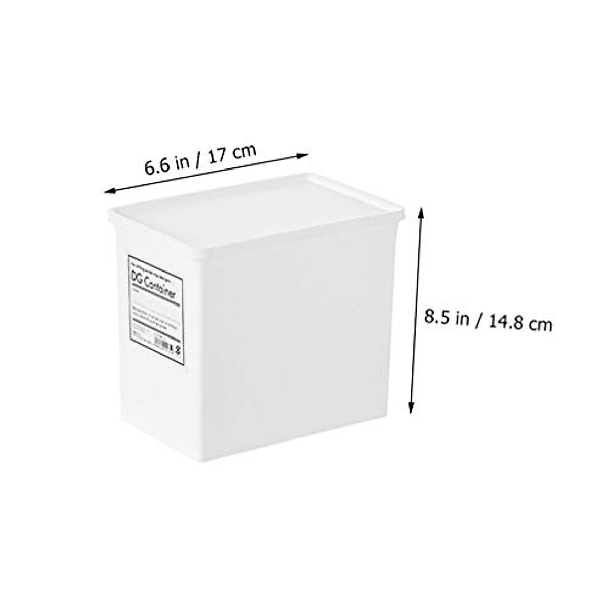 Operitacx Pantry Canister 3pcs Washing Powder Container Plastic Laundry Powder Bin Laundry Soap Dispenser Box Farmhouse Laundry Dryer Sheet Holder for Laundry Room Decorations White Sundries Container