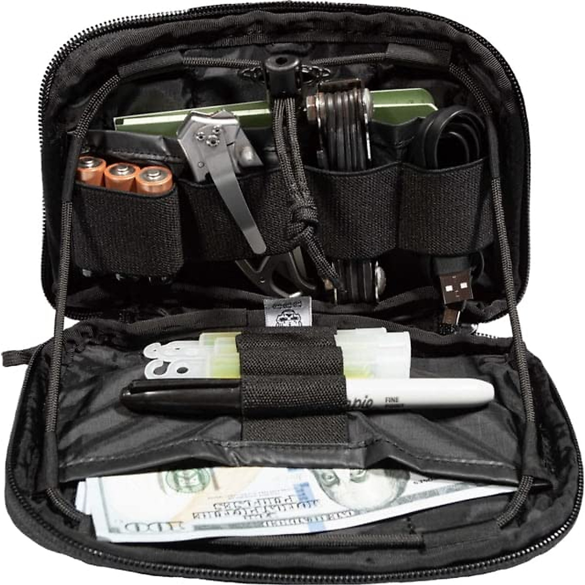 Grey Ghost Gear Admin Pouch Enhanced Thin - Black