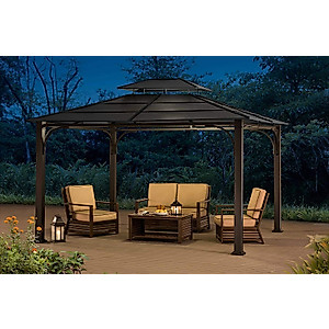 Sunjoy 10 x 12 Chatham Steel Hardtop Gazebo