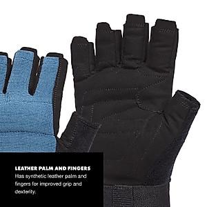 BLACK DIAMOND Equipment Crag Half-Finger Gloves - Astral Blue - Large