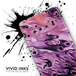 DesignSkinz Blurred Abstract Flow V51 Protective Vinyl Decal Wrap Skin Cover Compatible with The Samsung Galaxy S20 (Screen Trim & Back Glass Skin)