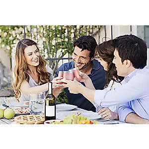 2 Wine Tumbler Lids 12 oz Spill Proof - 2.9 Inch Diameter - No Leak Splash Proof Replacement Silicon Slider Locking Closure, 2 Lids For Tumbler Open Close by C&berg