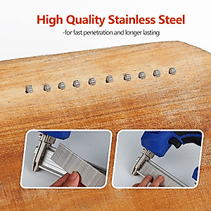 SITLDY 18 Gauge Stainless Steel 304 Brad Nails 900-Pack (3/4", 1-1/4", 2", 300 Pcs of Each Size), Assorted Size Project Pack, for Pneumatic, Electric Brad Nailers