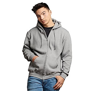 Russell Athletic Men's Dri Power Hooded Zip-up Sweatshirt, Oxford, X-Large