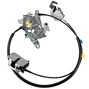 Nakuuly Left Driver Side Rear Door Lock Latch & Cable for Ford F250 F350 F450 F550 Super Duty 1999-2007, Upper and Lower Latches Assembly Replace 6C3Z-28264A01-A, 6C3Z28264A01A