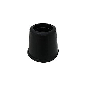 Shepherd Hardware 8759E Rubber Leg Tips, 5/8 Inch (Pack of 24),Black