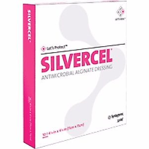 53800112 - Silvercel Antimicrobial Alginate Dressing 1 x 12 Rope, Box of 5