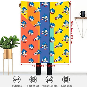 Cartoon Fleece Blanket Super Soft Cozy Throw Blanket, Lightweight Fuzzy Comfy Textured Flannel Blanket Winter Warm Plush Throw Blankets for Couch, Sofa, Bed (Style 3, 50 x 40 inches)