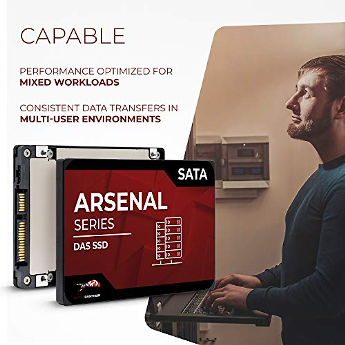 Water Panther WP Arsenal 480GB SATA 6Gb/s 2.5" DAS SSD