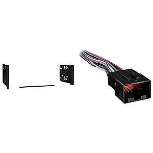 Metra 95-5817 Double DIN Installation Dash Kit for Select 1995- UP Ford, Lincoln, Mercury, and Mazda Vehicles & Metra 70-1771 Radio Wiring Harness for Ford/Lincoln/Mazda 1998-Up into Car, 16 Pin
