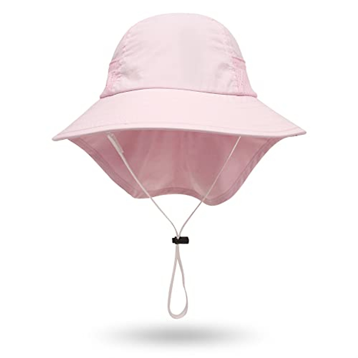 Baby Sun Protection Hat for Infant Toddlers Boys Girls UPF 50+ Sunhat for Outdoor Beach Swim (2-6 T, Pink)