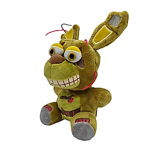 Springtrap Plush Toy, FNAF Plushies Toy, FNAF All Character Stuffed Animal Doll Children's Gift Collection,8”