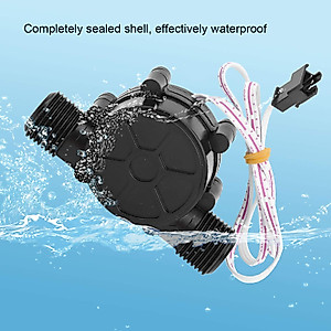 Kadimendium 3 Phase Hydro Generator AC 0-20V Multipurpose Water Turbine Generator Brushless Waterproof Water Flow Generator for Shower Head