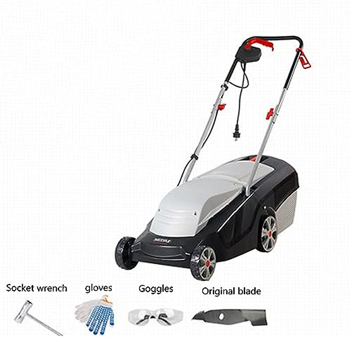 Land Mower Robotic Lawnmower 1200W New Wired Electric Lawn Mower Small Household New Model Lawn Mower School Factory