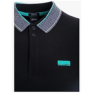 BOSS Men's Polo Shirt, Ebony Black, M