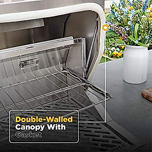 Coyote 36 Inch Built In Pellet Grill, Stainless Steel, 787 sq. inch Cooking Area - C1P36