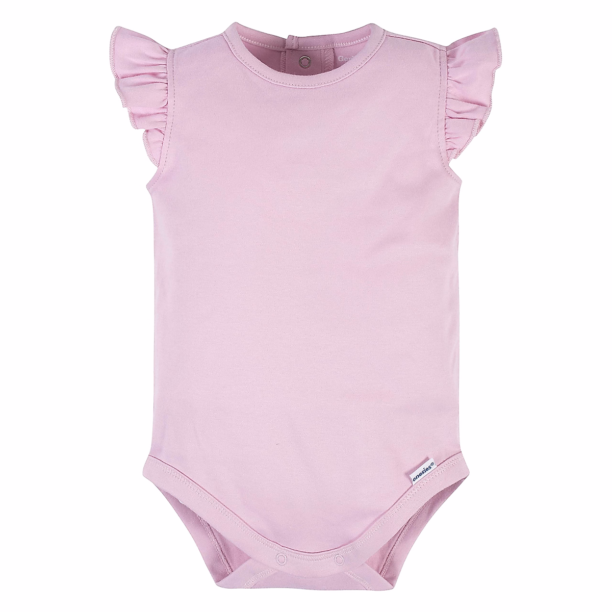 Gerber Baby Girls 3-Piece Short Sleeve Onesies, Diaper Cover & Headband Set, Blue Rose, 0-3 Months