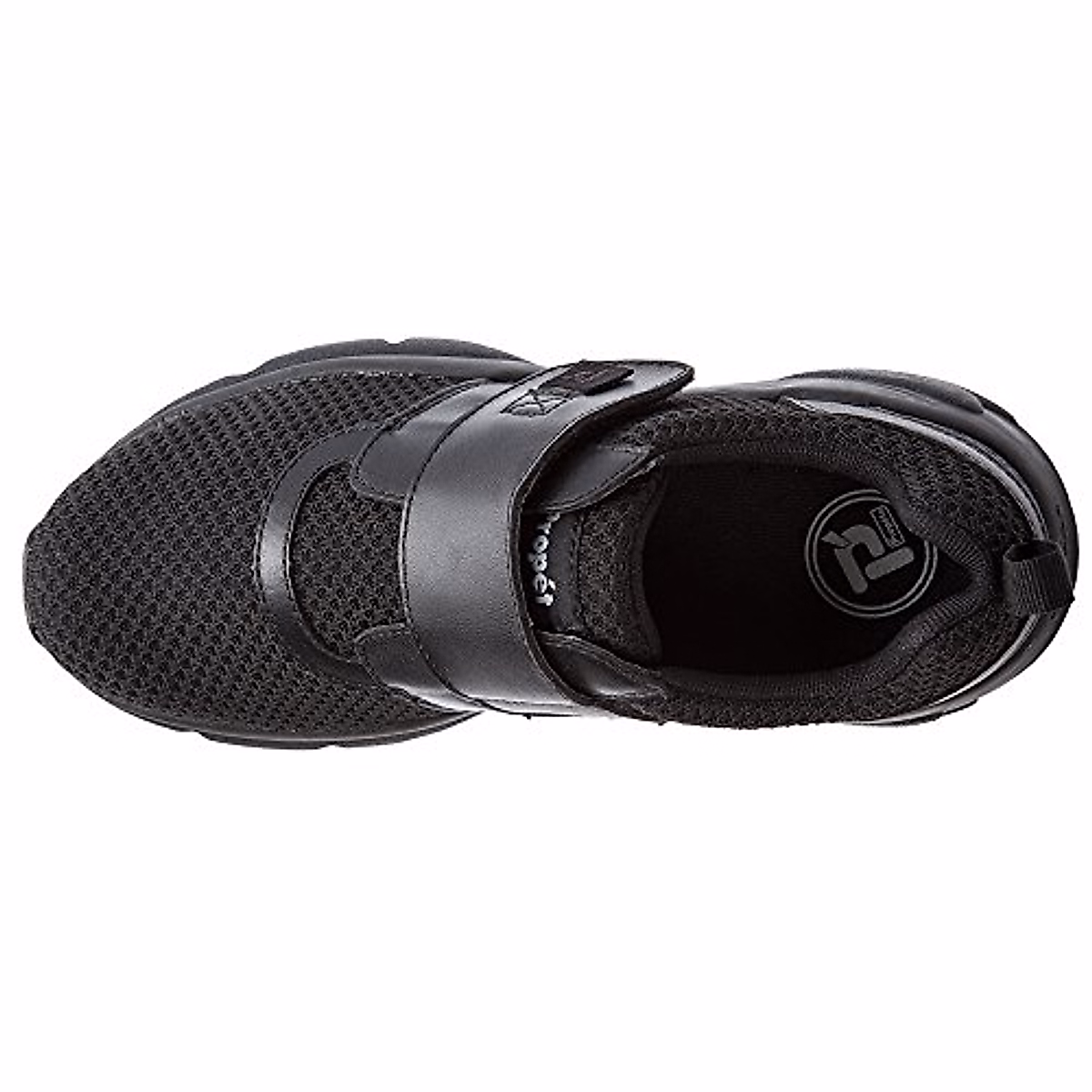 Propét Women's Stability X Strap Shoe, Black/Black, 13 Medium US