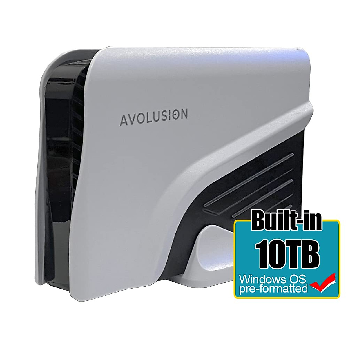 Avolusion PRO-Z Series 10TB USB 3.0 External Hard Drive for WindowsOS Desktop PC/Laptop (White) (Renewed)