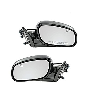 ORTUS UNI Power Heated Side Mirrors Pair Set Left & Right Fits (Plastic Paint to Match) 39706573