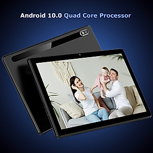 IBBWB 10.1 inch Tablet, Android 10.0 OS, 2GB RAM, 32GB ROM, Quad Core Processor, HD IPS Screen, 2MP Front 8MP Rear Camera, USB C Port, Support Bluetooth WiFi