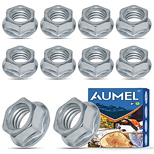 AUMEL Bar Nuts Kit 10Pcs for Echo CS-400 Husqvarna 55, 455, 460 Rancher Chainsaw Flange Screw