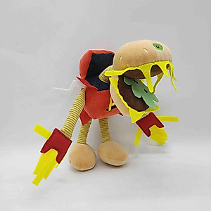 keyearth Boxy Plush Toy Project Playtime Stuffed Animal Plushie Doll Toys Gift Easter Gifts for Kids Children (Hamburger)