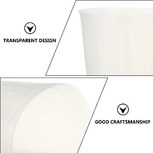 30pcs Planting pots Humidity Dome 2 Gallon Nursery Starter for containers Plant Domes Plants Indoor Small- Plant Nursery Pots Gardening Cups Planting- Containers (Transparent)