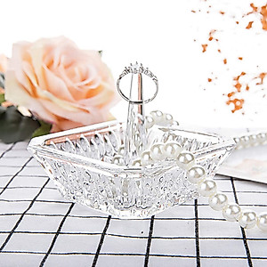 H&D HYALINE & DORA H&D Crystal Ring Holder Dish