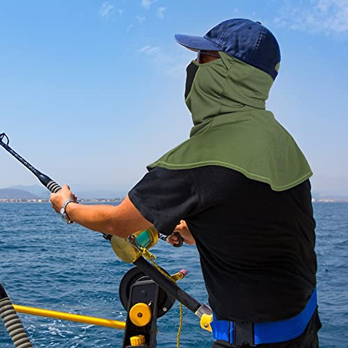 3 Pieces Balaclava - Summer Sun Protection Motorcycle Fishing Sun mask Breathable Windproof Long Face Mask for Men Women