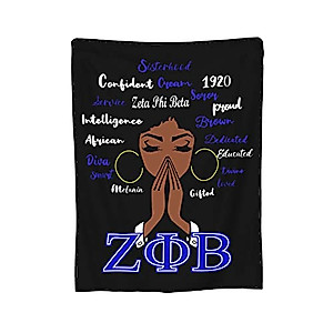 Sorority Gifts for Women,Lightweight Throw Blanket Sorority Paraphernalia Gifts Blanket Bedroom Living Room Sofa Warm Blanket 50"x40"
