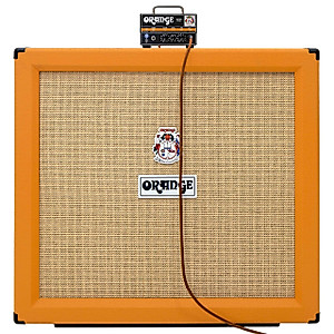 Orange MD20 Micro Dark 20-Watt Mini Guitar Amplifier Head Bundle with Instrument Cable and Austin Bazaar Polishing Cloth