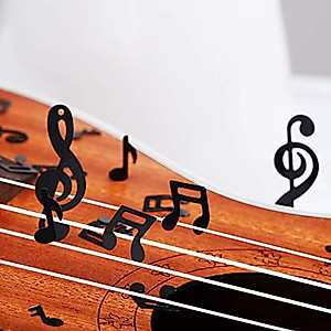 Music Confetti Music Note Cutouts Black Musical Confetti Notes for Music Party Recital Reception Baby Shower Wedding and Birthday Party Decoration (3000)