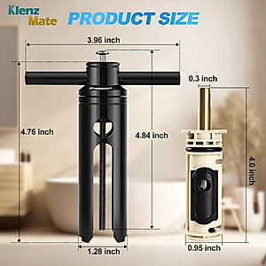 2025 New 104421U Cartridge Puller Tool,Complimentary 1222 Replacement Cartridge and lubricant,For Moen 1222 1225 1220,Tub and Shower Faucet Cartridge Remover for Moen Posi-Temp Valve