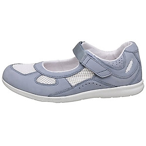 Drew Shoe Women's Delite, Sky Blue/White, 12 W (D)
