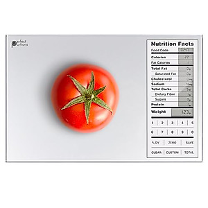 Greater Goods Perfect Portions Nutrition Scale for Meal Planning, Tracking Nutrition Value, and Macro Counting (Non-Backlit Model)