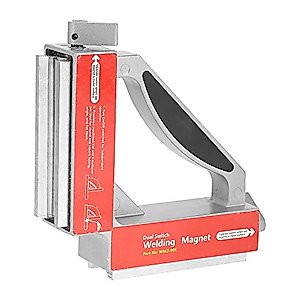 Magnetic Welding Jig,Dual Switch 90 Degree Magnet Welding Fixture Strong Magnetic Welder Jig Holder,for Workpiece Fixation During Cutting