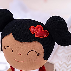 Gloveleya Baby Doll Baby Girl Gift Plush Doll Heart Tanned Girl 16 Inches