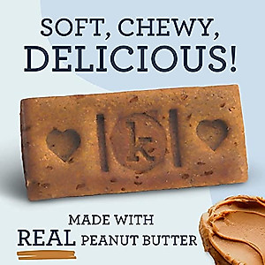 Kradle Bliss Bar Dog Calming Chews, Soft Bake (6 Pack), Dog Anxiety Relief for Separation Anxiety, Thunder, Car Rides, Fireworks and Stress, with BotaniTek Calming Formula, Peanut Butter Bacon Flavor