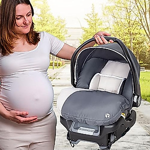 Baby Trend Ally Newborn Baby Infant Car Seat Carrier Travel System with Harness and Extra Cozy Cover for Babies Up to 35 Pounds, Gray Magnolia
