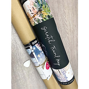 US National Parks Scratch Off Map Scratch Off Map Hand drawn Watercolour United States of America