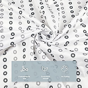 MOEMOE BABY Waterproof Crib Mattress Sheets 2 Pack Fitted Crib Sheets Toddler Bed Sheets Soft & Breathable Crib Mattress Cover Set for Baby Girls and boys